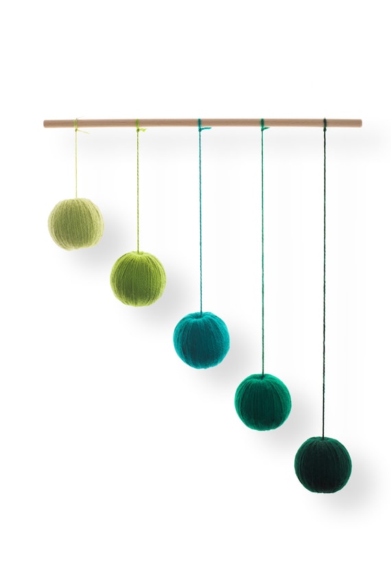 Green Gobbi Mobile Montessori Mobile Montessori Toy Baby | Etsy
