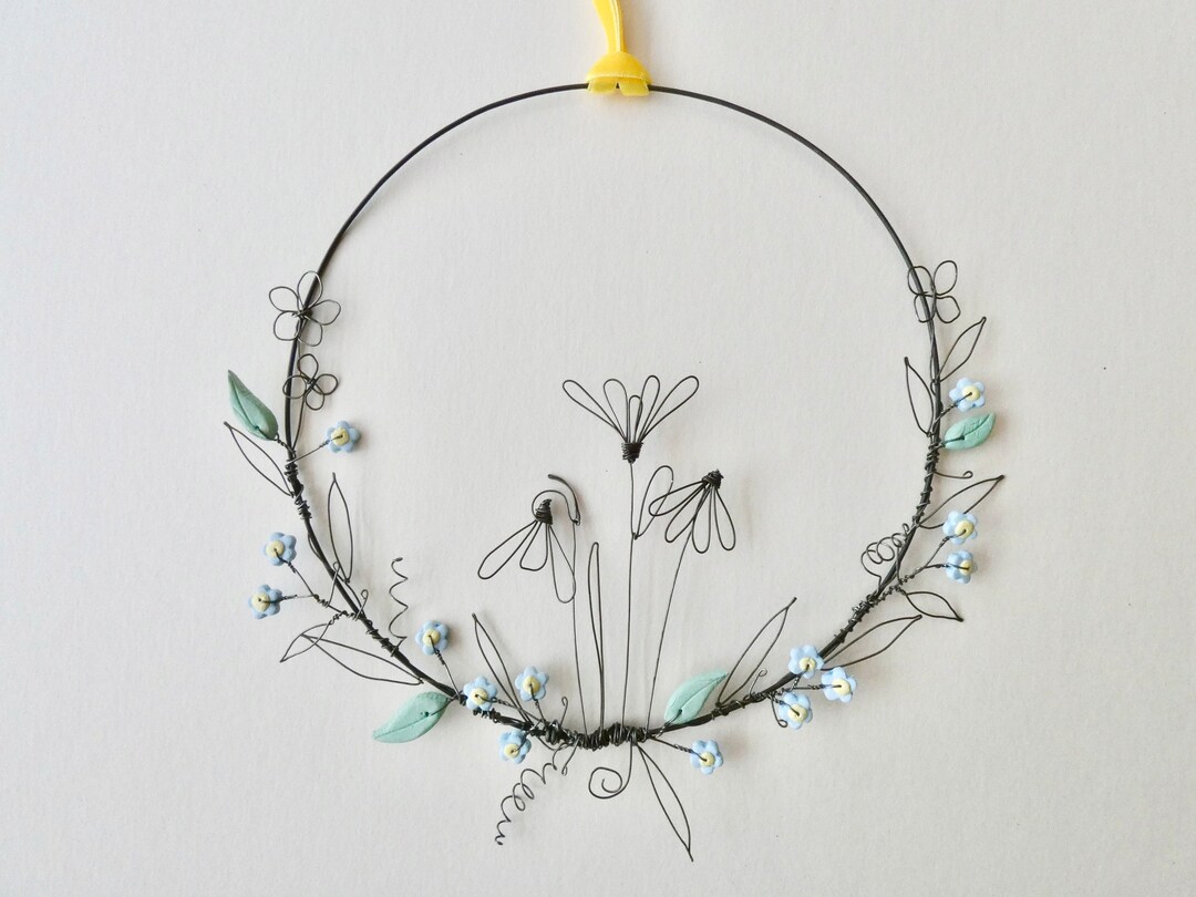 Valentines, Forget Me Nots, Wire Flowers, Clay Flowers, Snowdrop ...