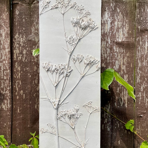 Botanical Bas Relief - Etsy