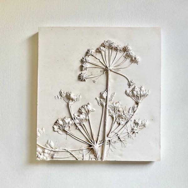Flower Plaster Art - Etsy
