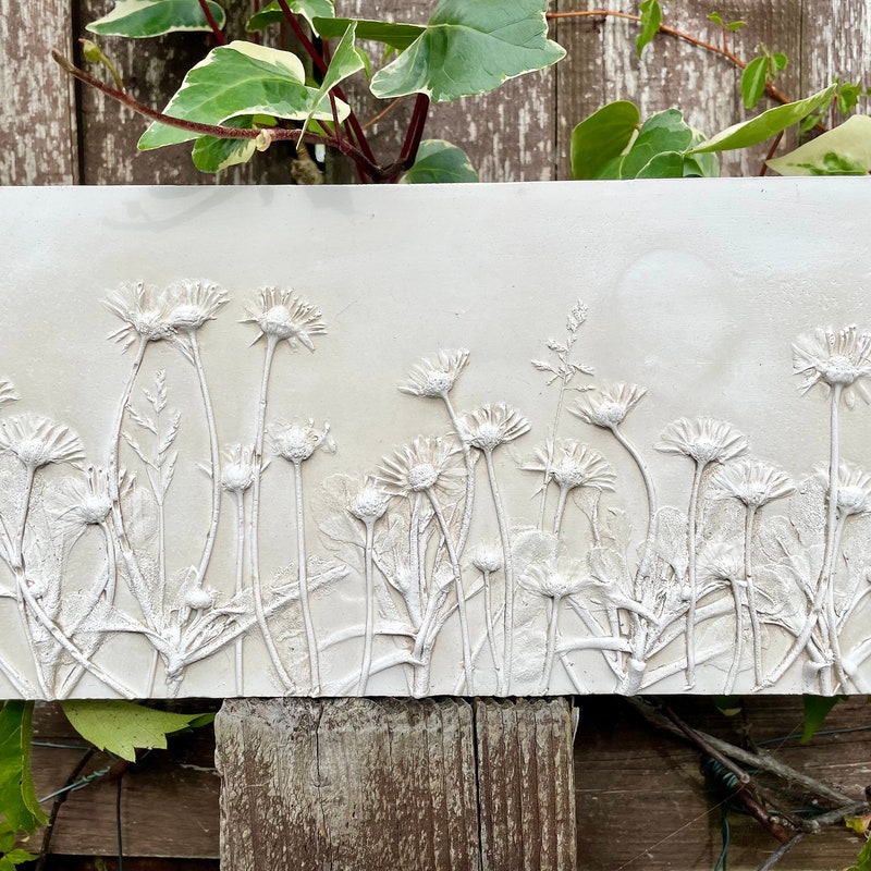 Flower Plaster Art - Etsy