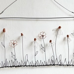 Daisies, Daisy, Wall Hanging, Wire Art, Buttercups, Wild Flowers, Wire ...