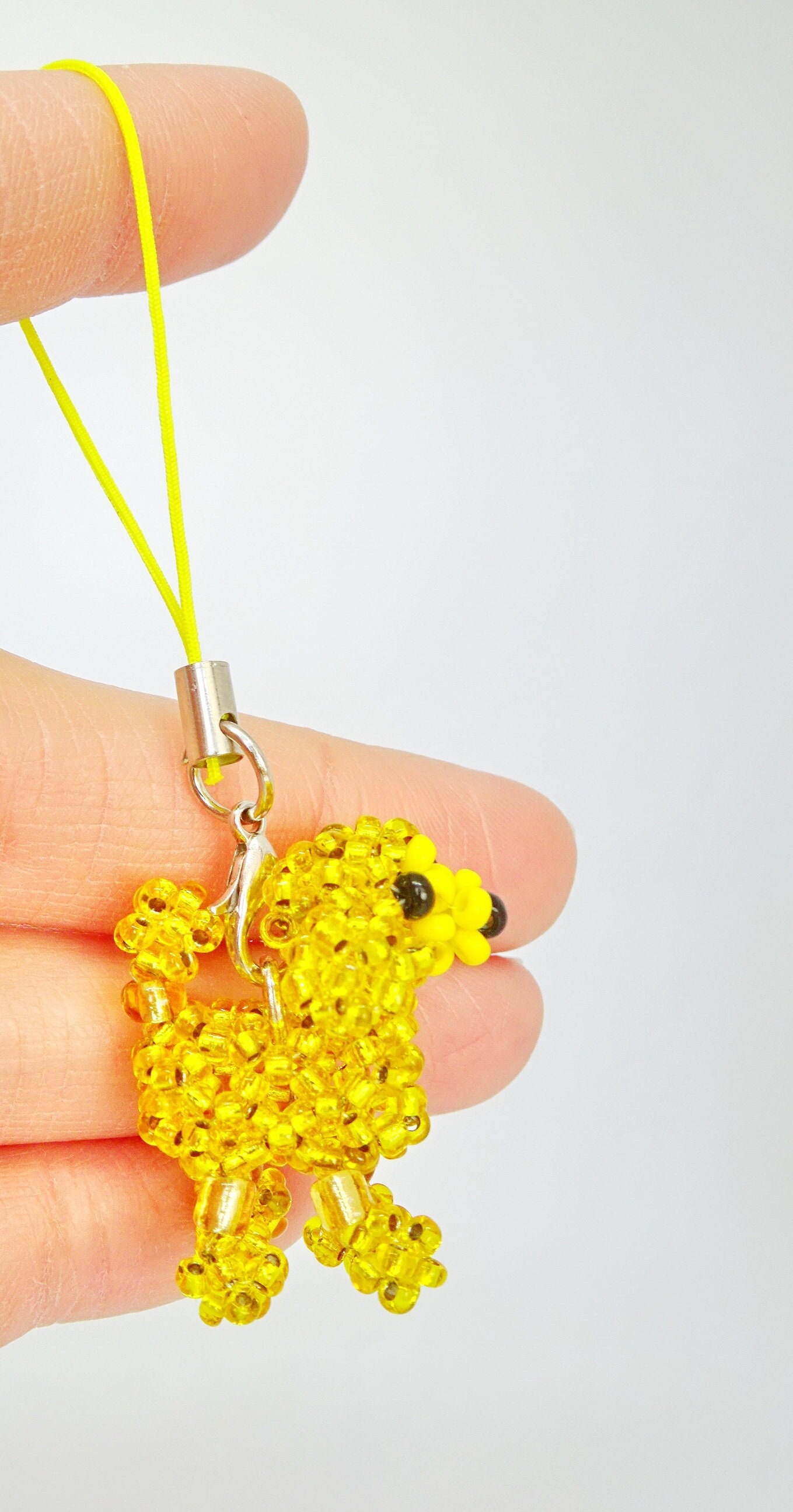 Poodle Dog Color Charm Beaded Handmade Jewelry Cute Doggy for - Etsy