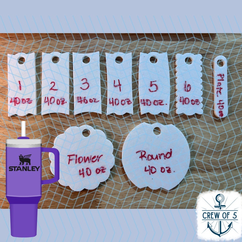 DIGITAL File for 40 Oz Stanley Toppers (all 9 Styles), STL File for 3D ...