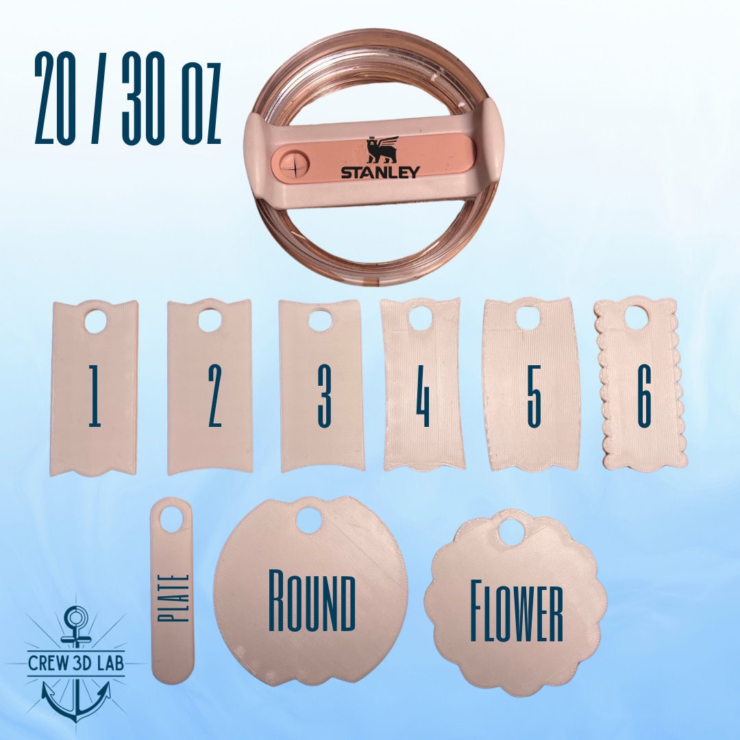 DIGITAL File for 20/30 Oz Stanley Toppers (all 9 Styles), STL File for ...