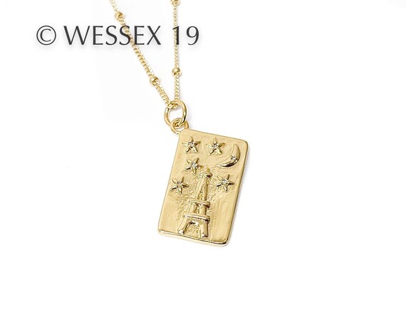 Letters From Paris Pendant Necklace 14k Gold Filled Paris - Etsy