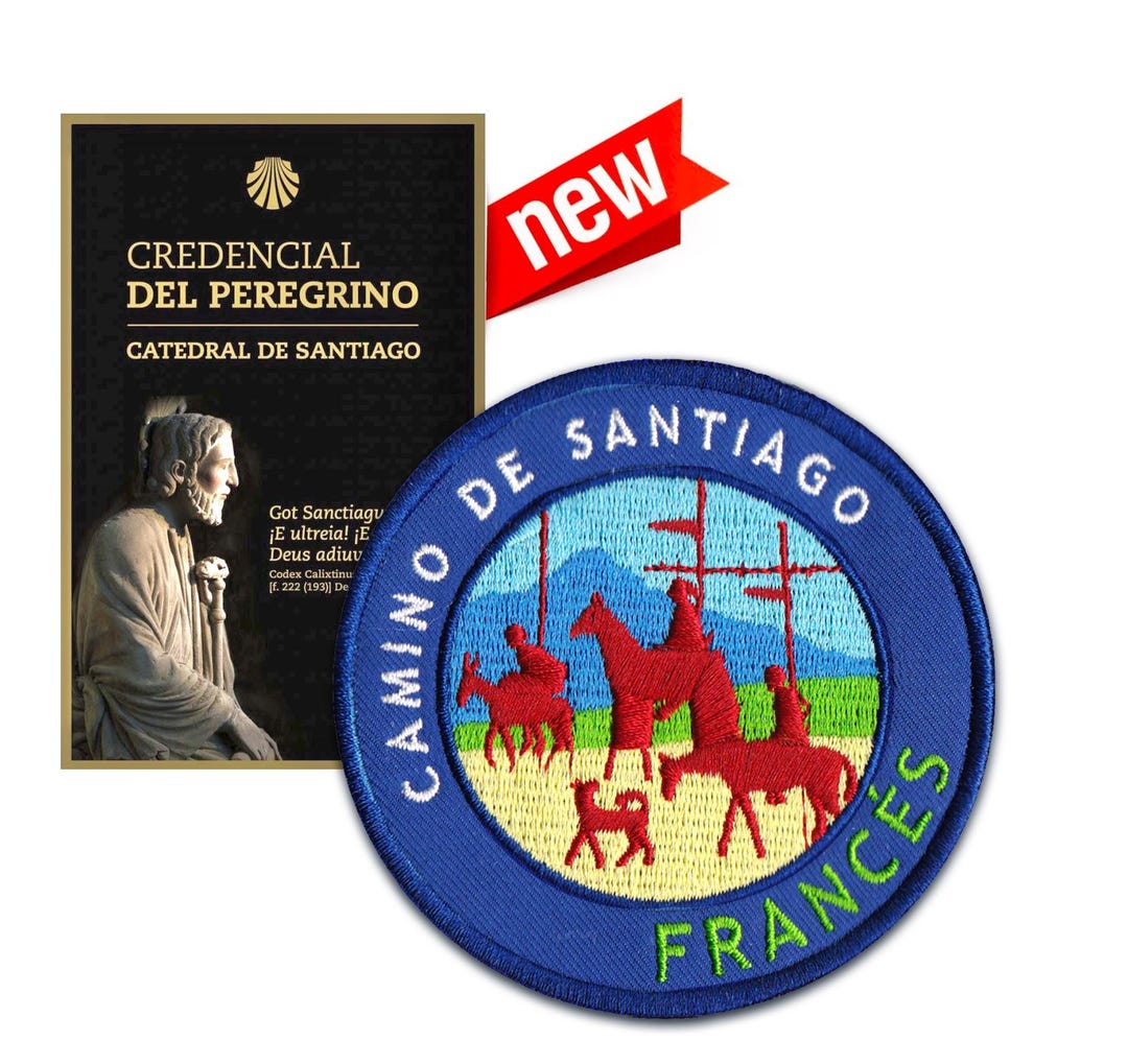 Official Camino Credential + the Camino Francés Patch + Decal + Trail ...