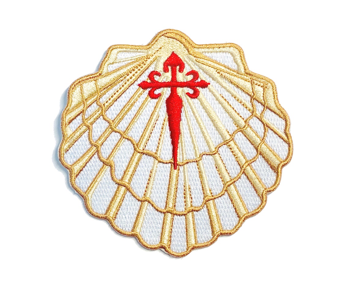 Camino de Santiago Shell Patch // Scallop Shell // Die | Etsy