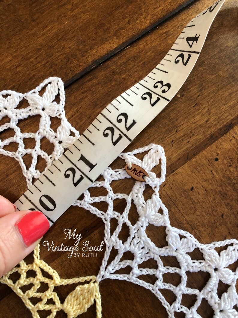 Handmade Rustic Doily Farmhouse Decor Crochet Lace Doily | Etsy