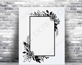 Flower border | Etsy