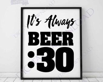 Beer:30 Svg - Etsy