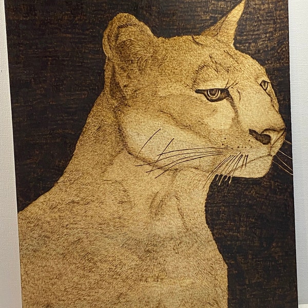 Lion Pyrography - Etsy