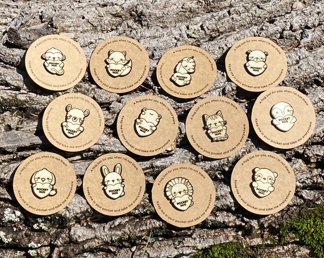 Cute Animal Pocket Hug Tokens Adorable Keepsakes for Kids Adults Gift ...