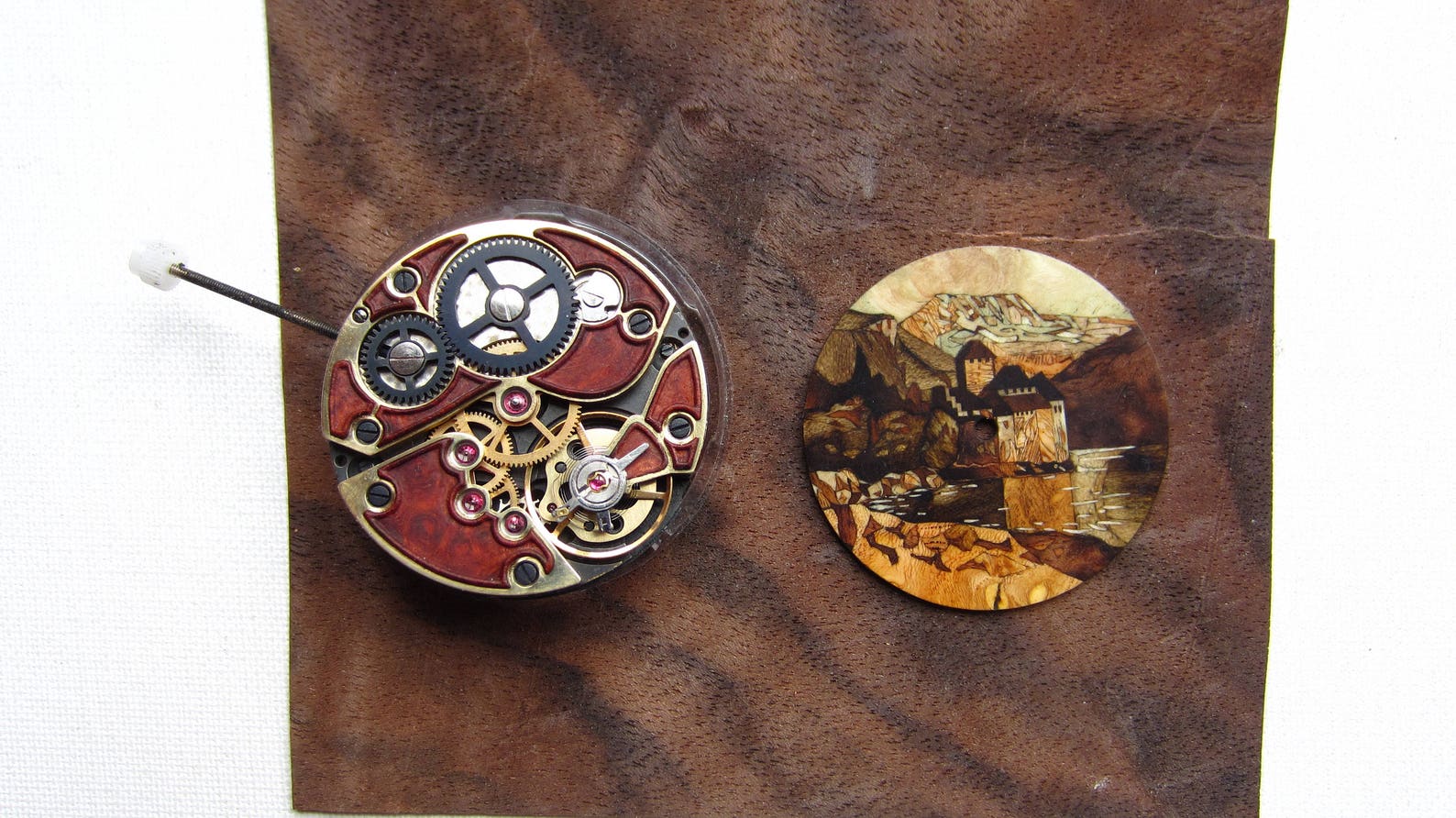 Marquetry Watch Dial Custom Watch Dial Watch Decoration - Etsy