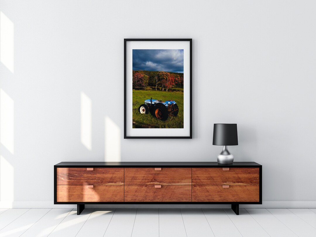 Digital Download Tractor and Trees, Daniel Shays Highway, Massachusetts ...