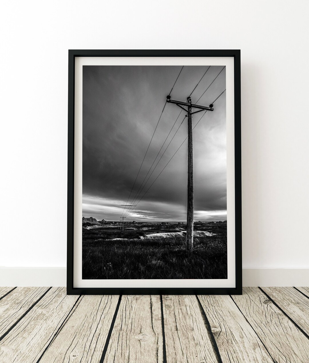 Telephone Poles Across the Prairie - Photo of Telephone Poles ...