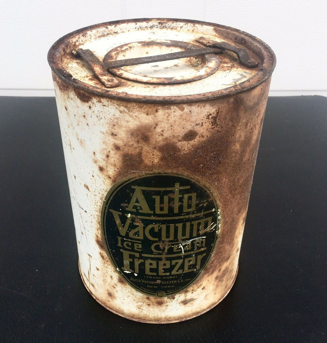 Antique Auto Vacuum Ice Cream Freezer Patented 1912 - Made in USA ...