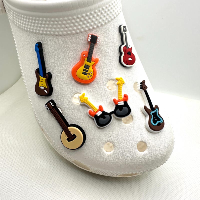 Red Charm Guitar - Etsy