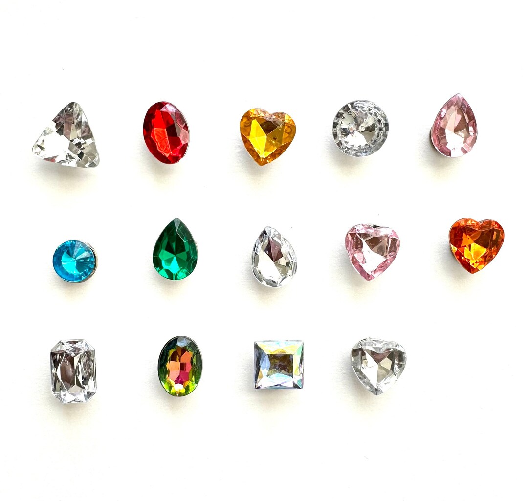 Jewels Charms for Shoes Diamond Stone Pear Cut Charm for Shoes Gems - Etsy