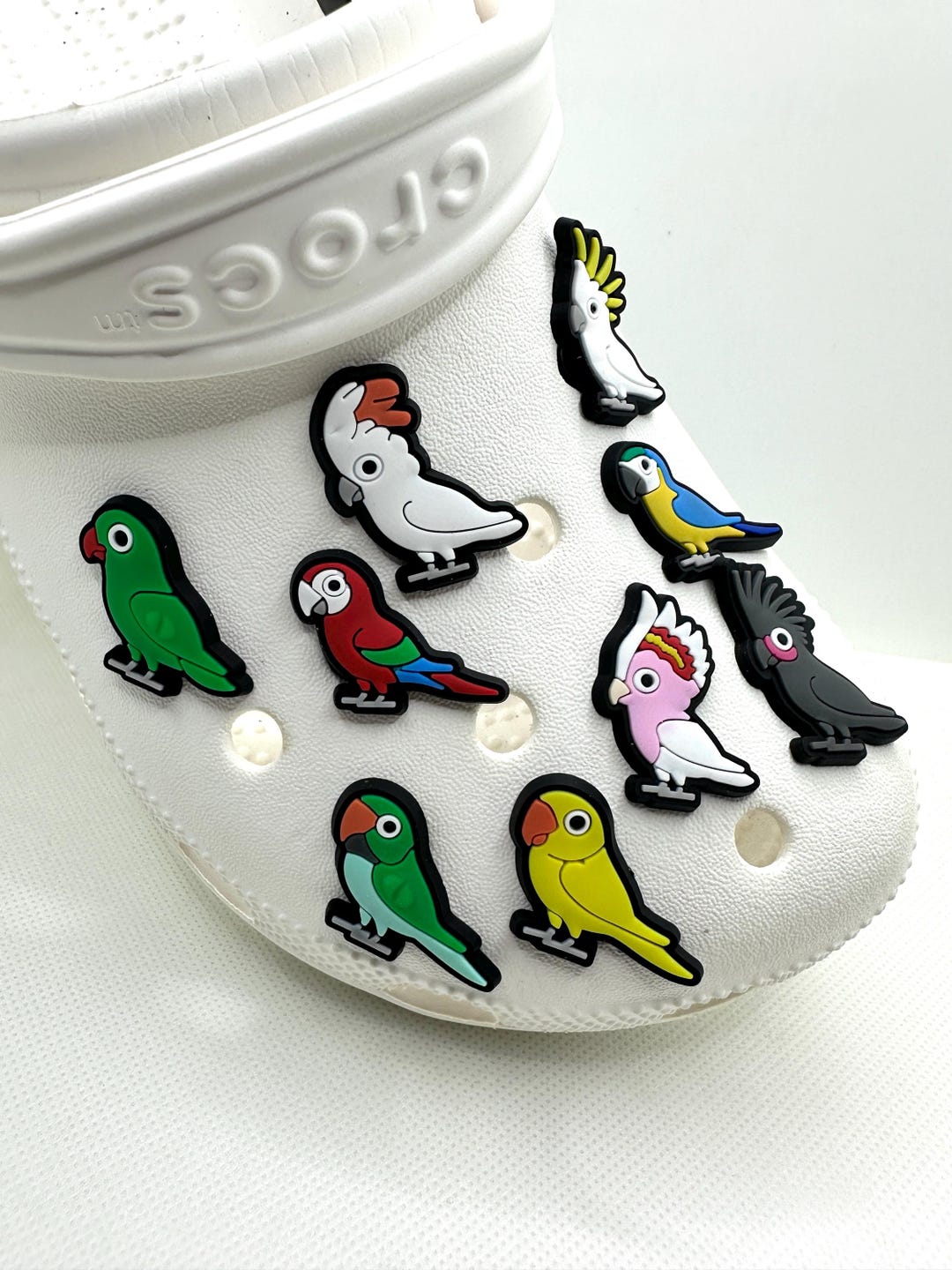 Cockatiel Shoe Charm | Bird Shoe Charm | Parrot Charm | Parakeet Charm ...
