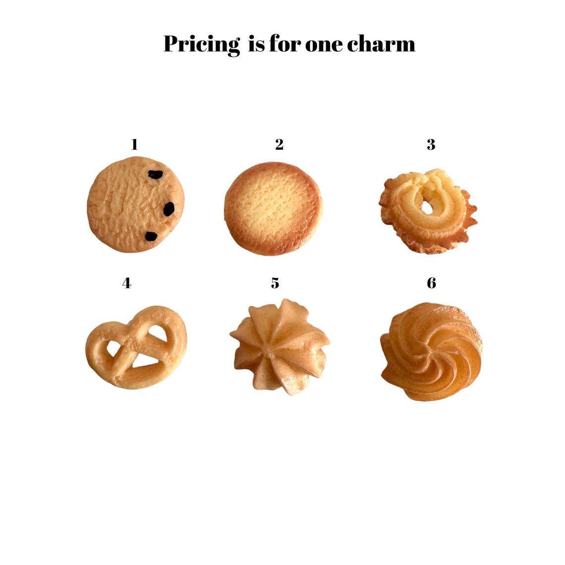 Cookie Charms | Realistic Cookies | Macaroon Shoe Charm | Pretzel Shoe ...