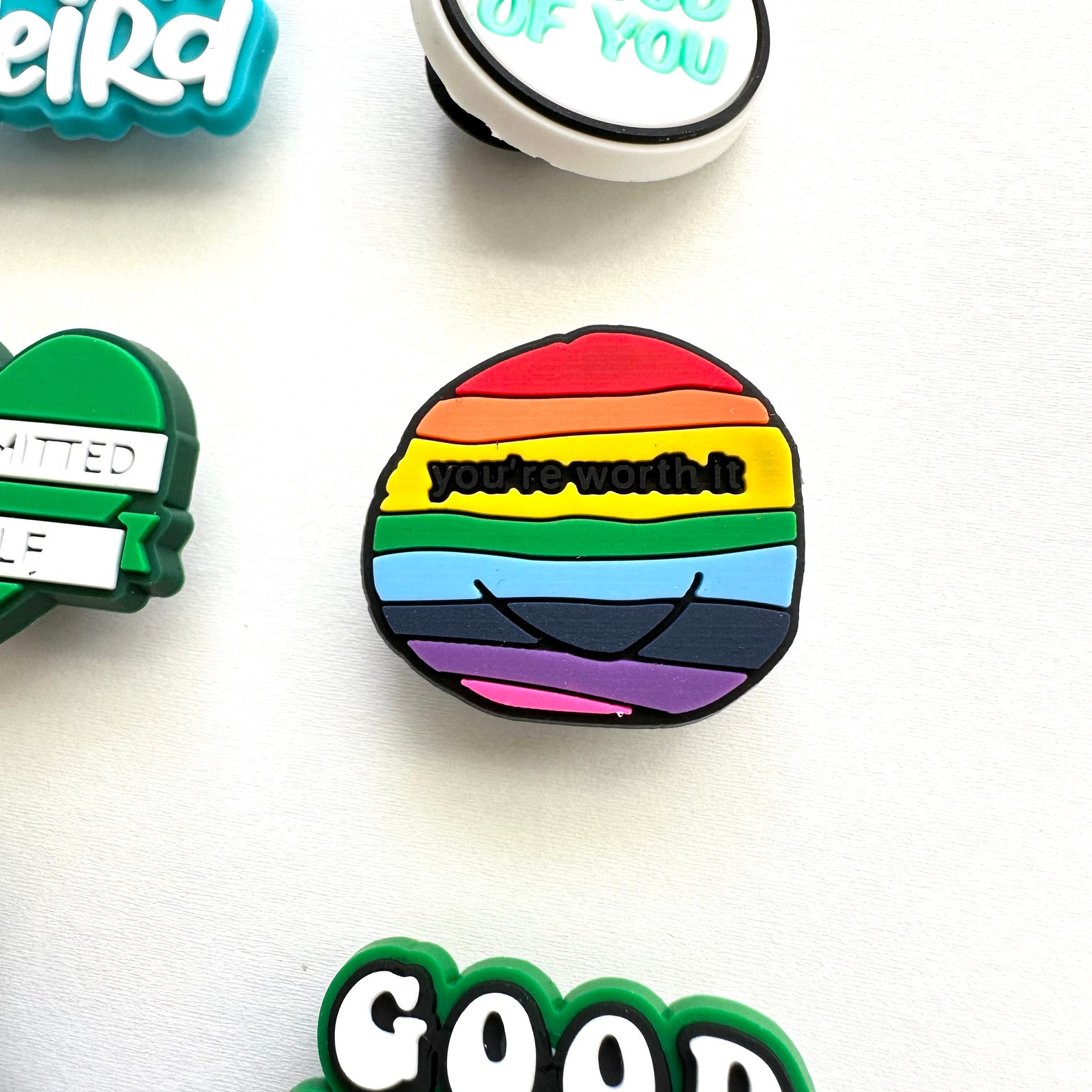 Feel Good Sayings for Shoes | Keep It Weird Clog Charms | You Are Kind ...