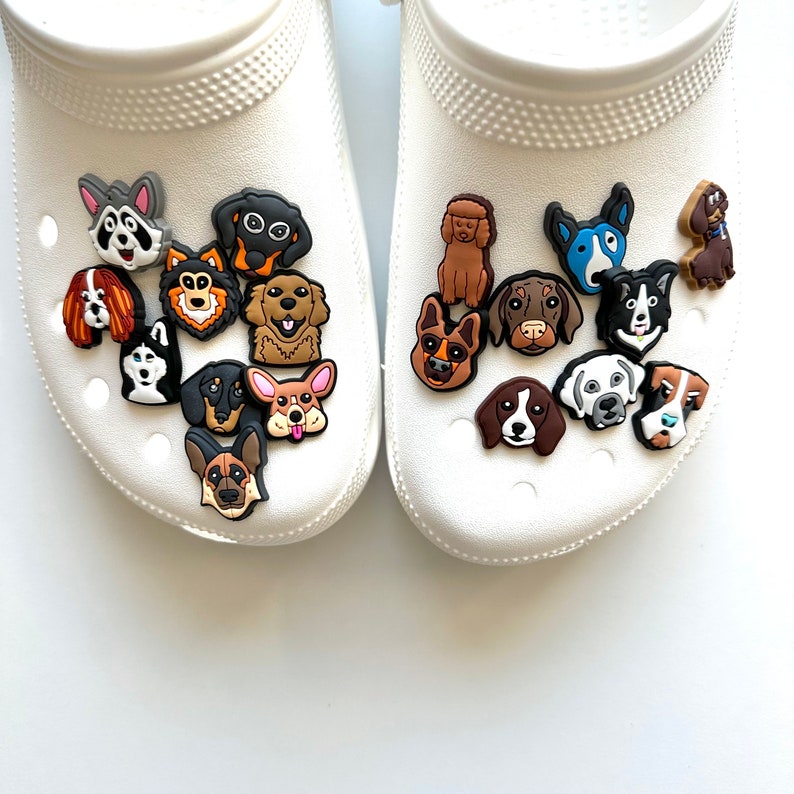 Dog Shoe Charm | Puppy Charm | Poodle Clog Charm | Labrador Retriever ...
