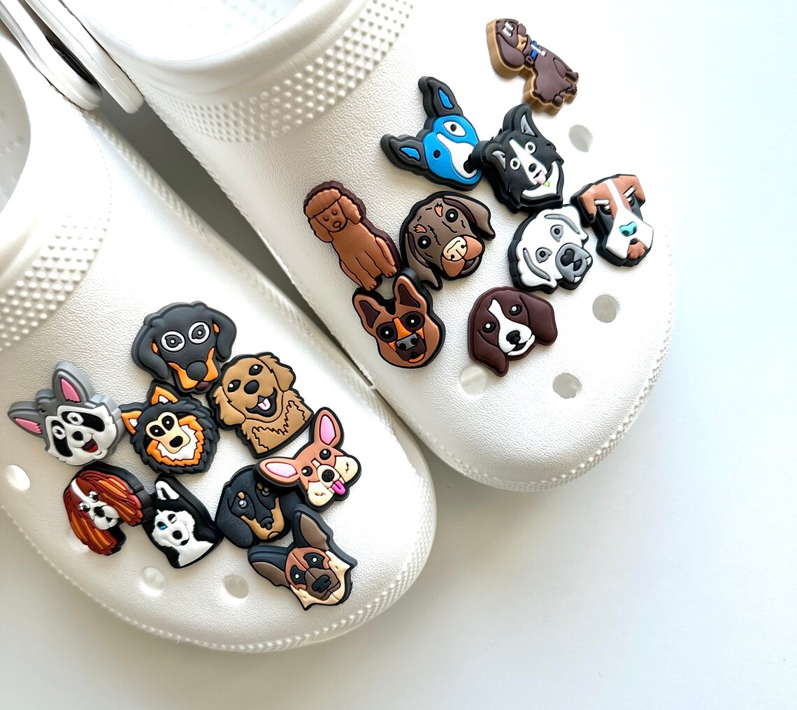 Dog Shoe Charm | Puppy Charm | Poodle Clog Charm | Labrador Retriever ...