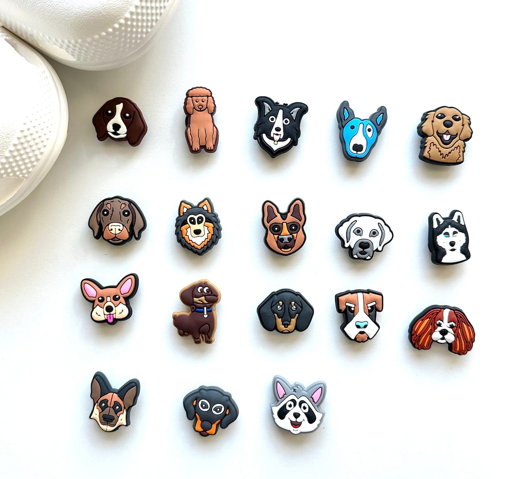 Dog Shoe Charm | Puppy Charm | Poodle Clog Charm | Labrador Retriever ...