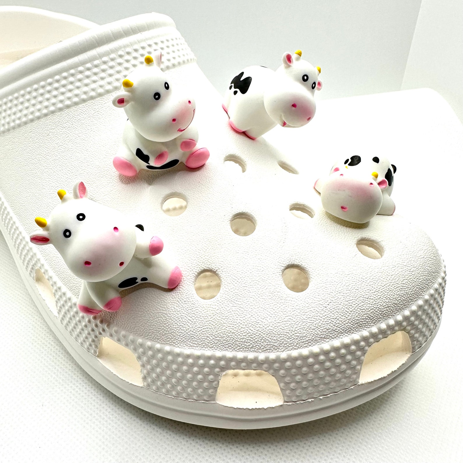3D Cow Croc Charm Cow Shoe Charm Kawaii Cow Charm Unique - Etsy