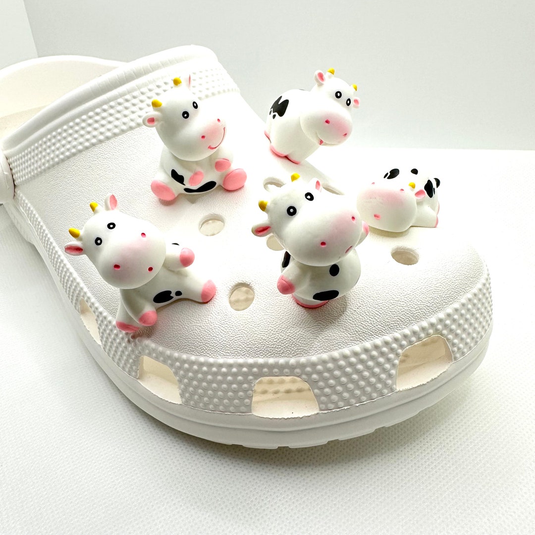 3D Cow Croc Charm Cow Shoe Charm Kawaii Cow Charm Unique Gift Ideas - Etsy