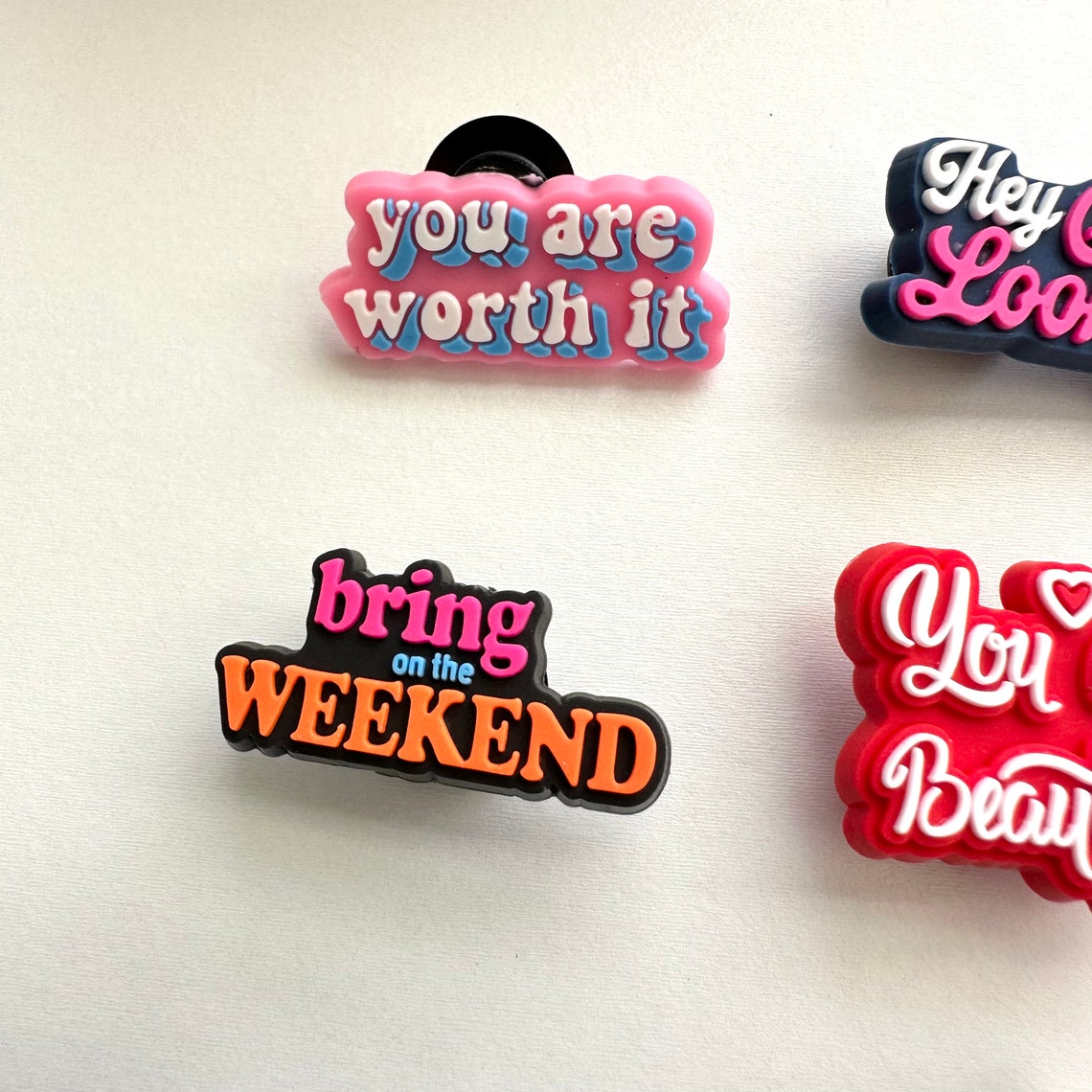 Feel Good Sayings for Shoes | Keep It Weird Clog Charms | You Are Kind ...