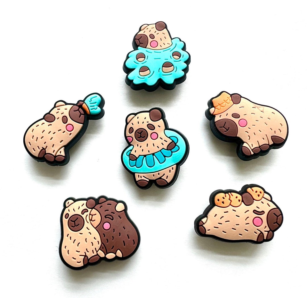 Capybara Shoe Charm | Cute Shoe Charms | Animal Charms | Kawaii Charms ...