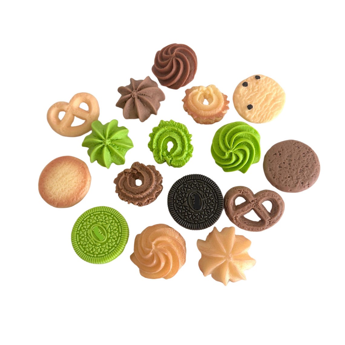 Cookie Charms | Realistic Cookies | Macaroon Shoe Charm | Pretzel Shoe ...
