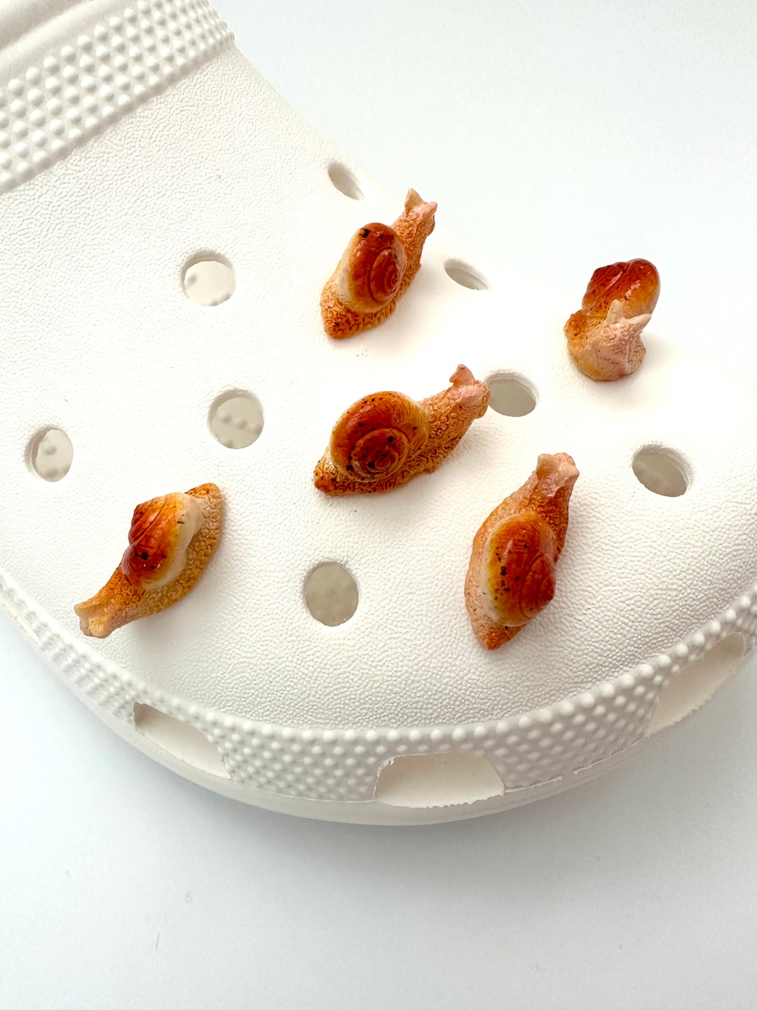 Snail Croc Charms Realistic Snail Shoe Charms Pet Snail Charm Unique ...