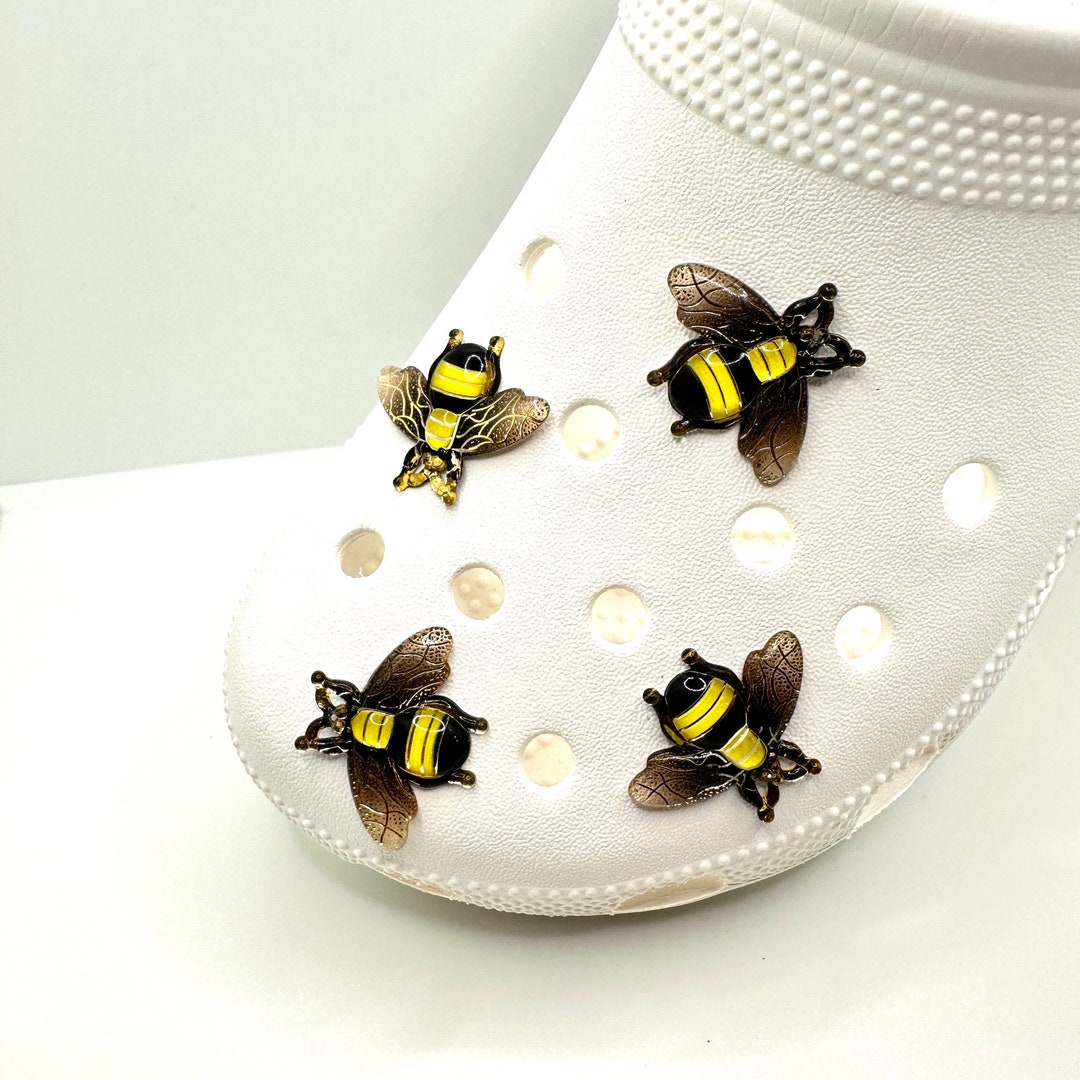 Realistic Bumble Bee Croc Charms Bee Croc Charm Honey Bee Jibbits Save ...