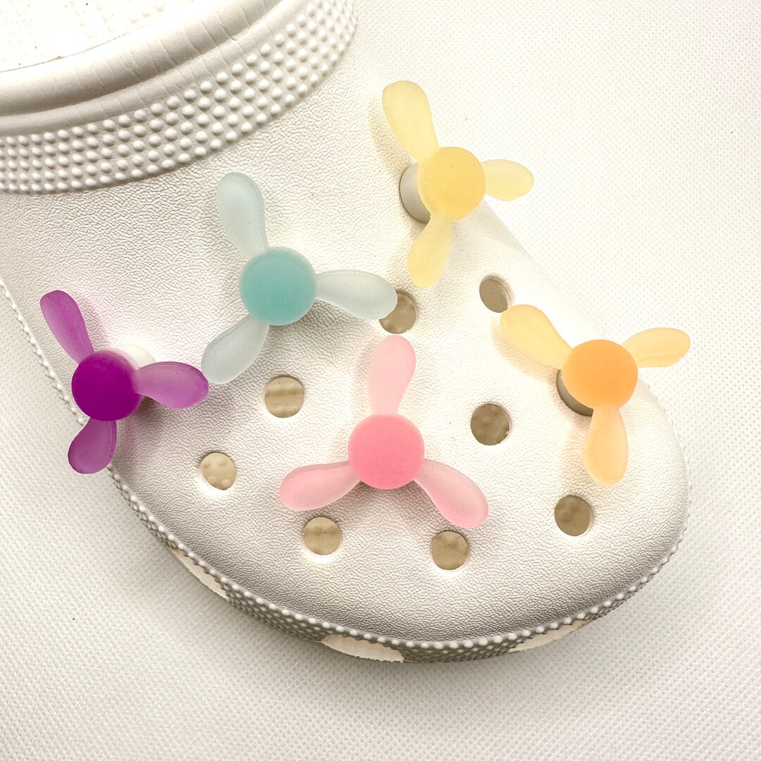 Windmill Shoe Charms | Spinner Clog Charms | Rainbow Charms | Spinning ...