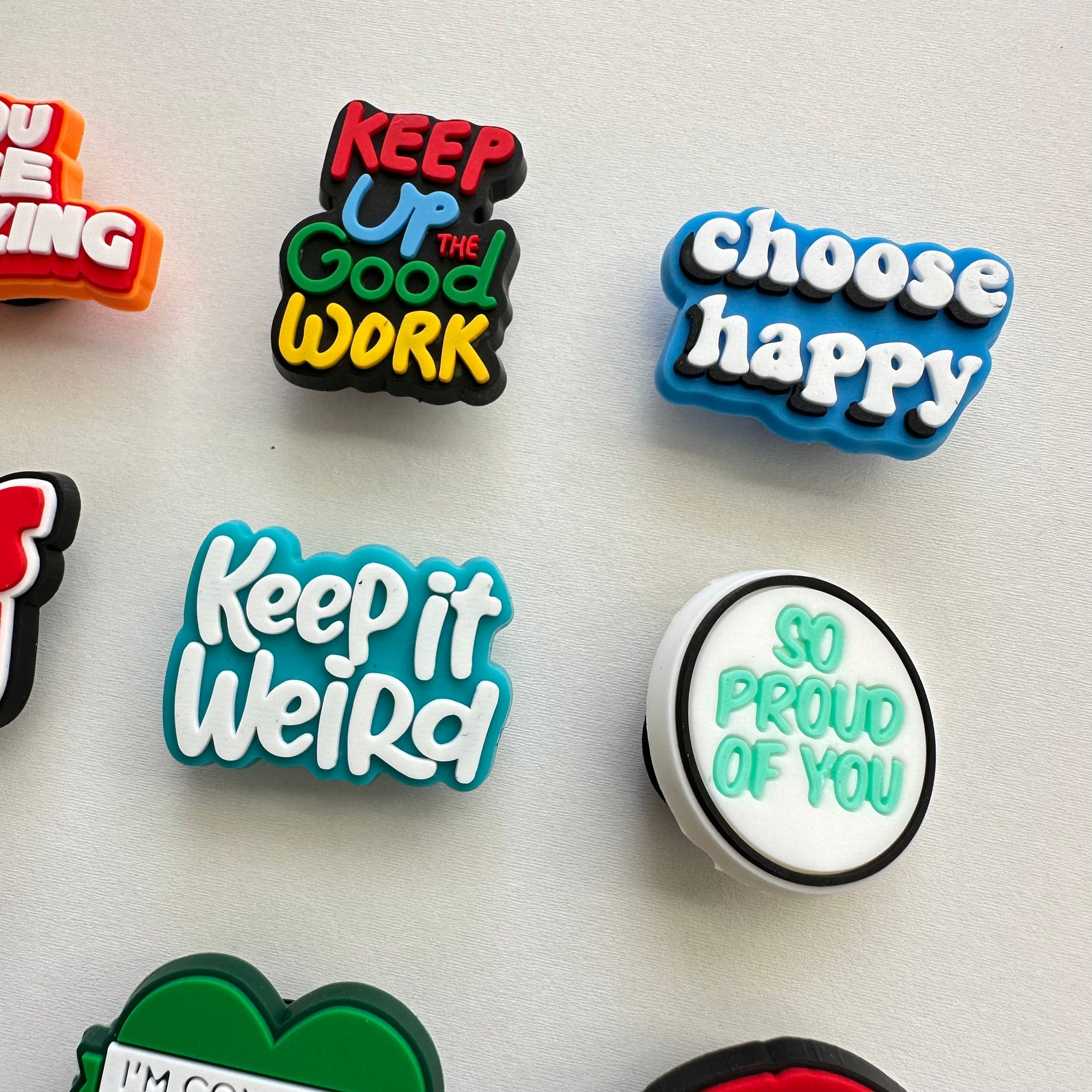 Feel Good Sayings for Shoes | Keep It Weird Clog Charms | You Are Kind ...