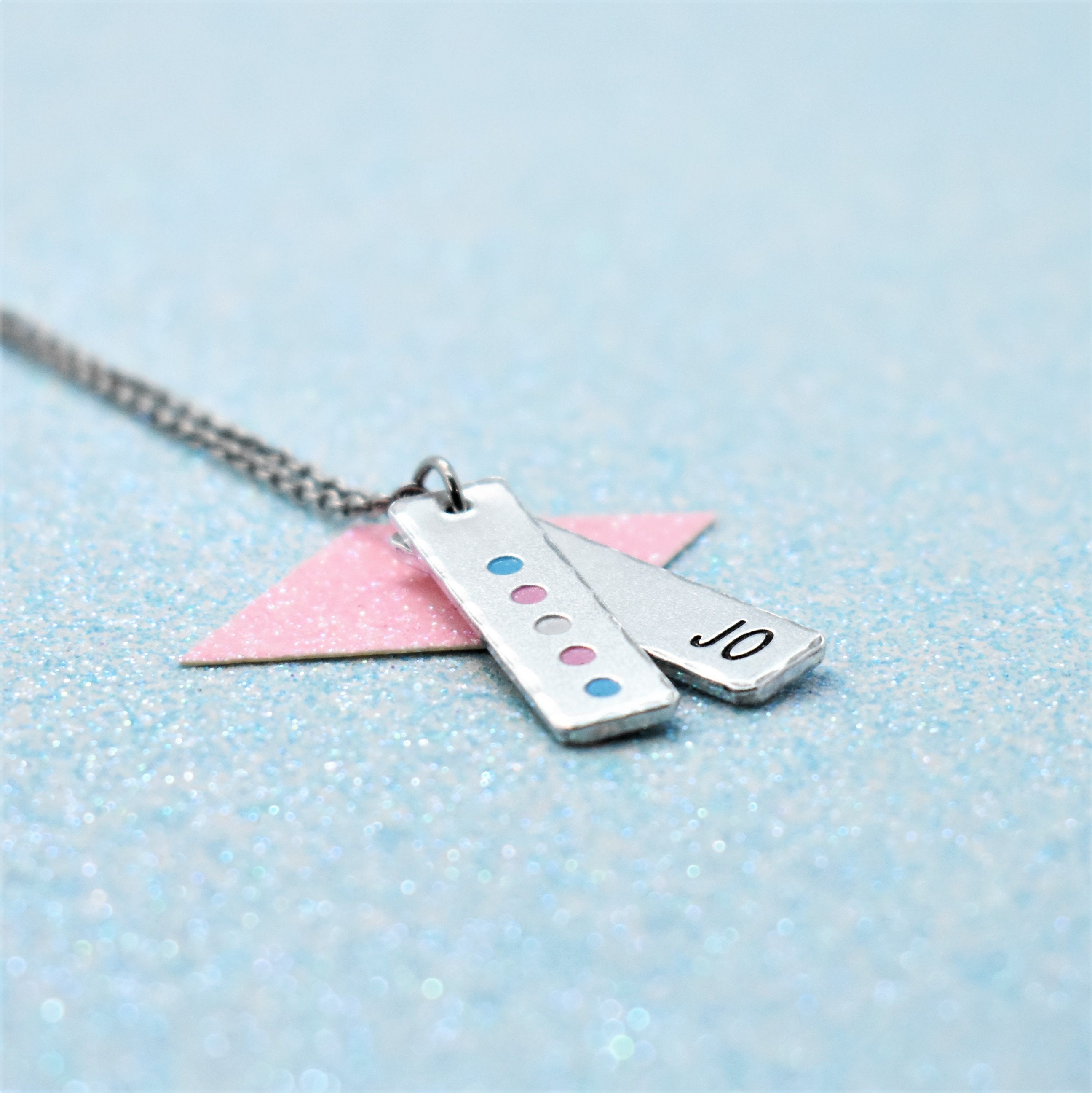 Minimalist Transgender Pendant Necklace Personalised | Etsy