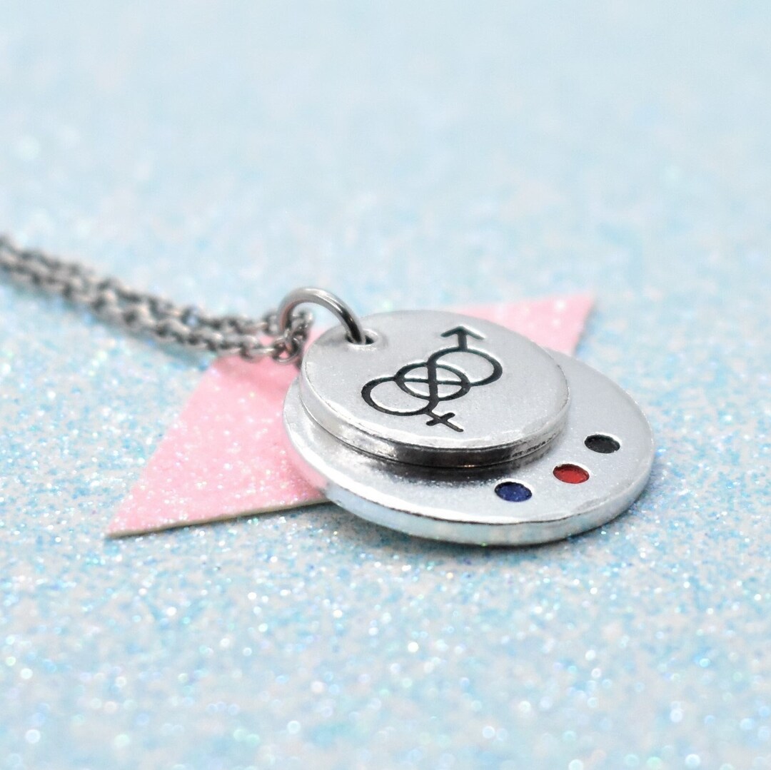 Multi-identity Bisexual/polyamory Pride Necklace - Bisexual Jewellery ...