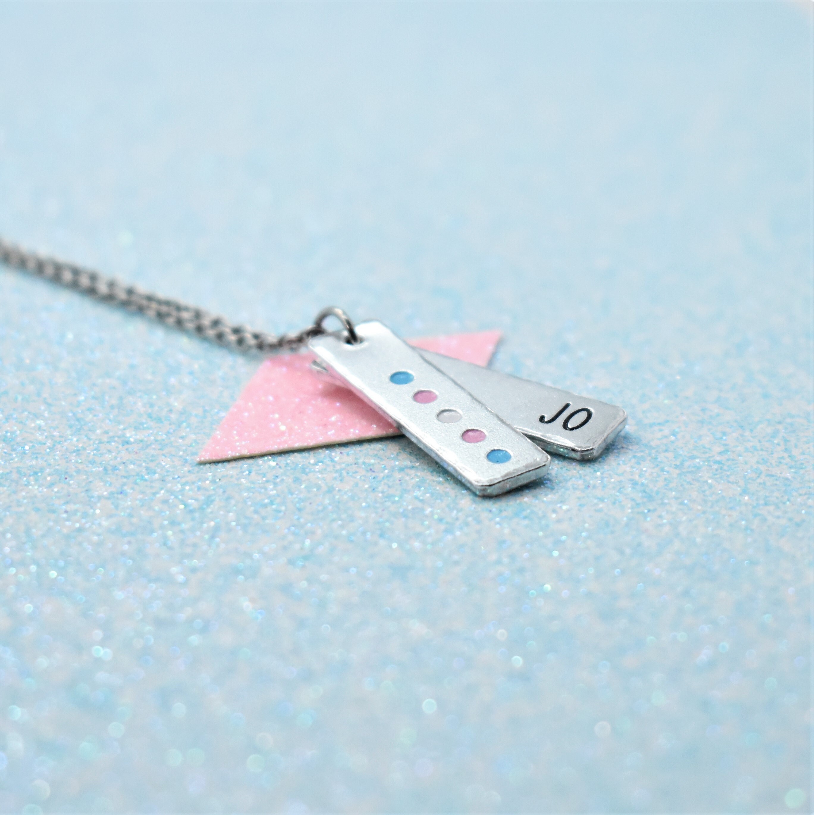 Minimalist Transgender Pendant Necklace Personalised - Etsy
