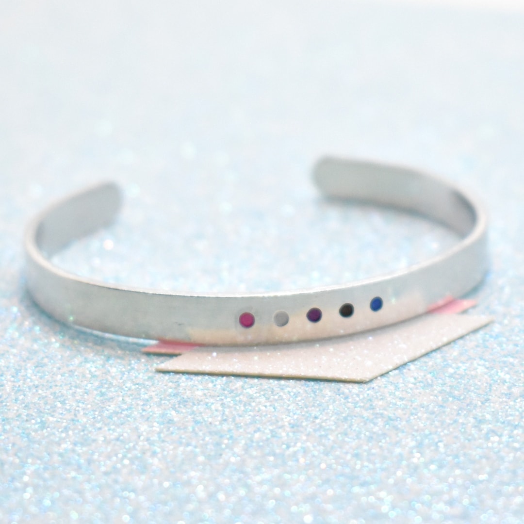 Minimalist Gender Fluid Pride Bracelet - LGBTQ Gay Pride Bracelet ...