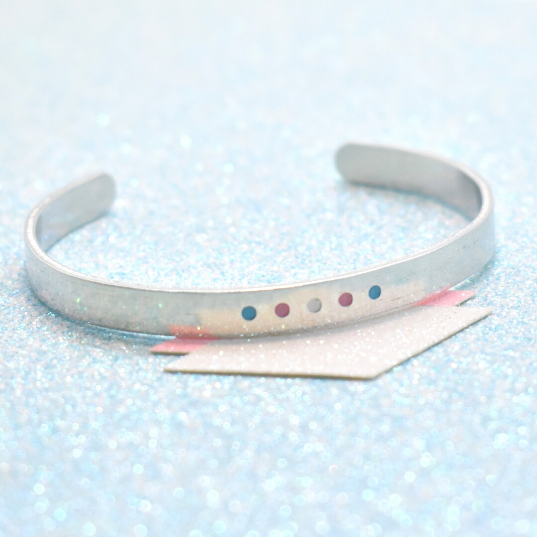 Minimalist Transgender Pride Bracelet - LGBTQ Gay Pride Bracelet ...