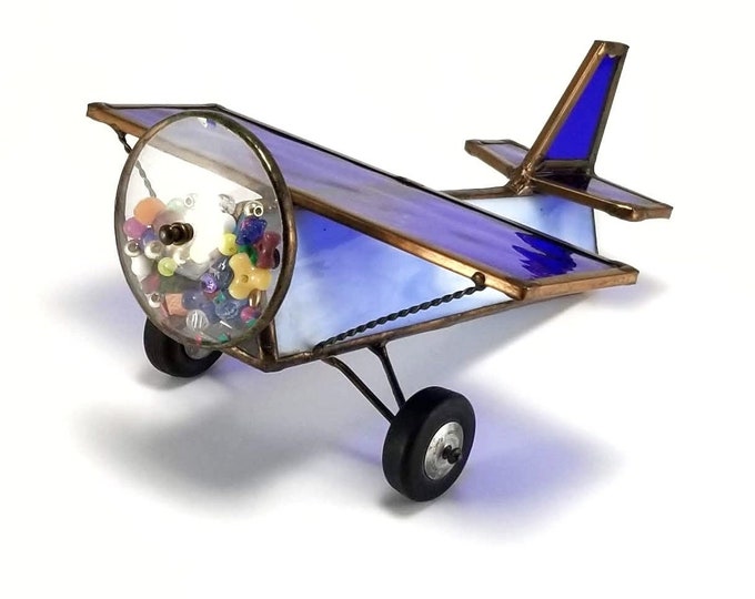 Stained Glass Airplane Kaleidoscope - Etsy