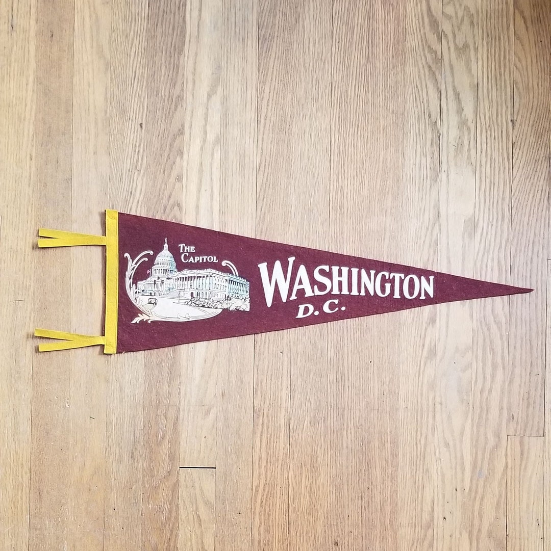 Washington DC Capitol Pennant - Etsy