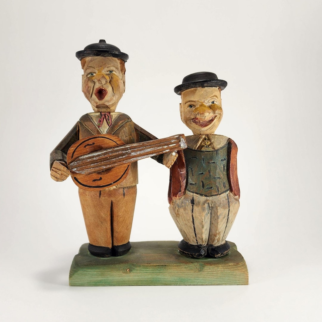 Italian Anri Figurines Bar Set Wood Carvings Corkscrew Bottle Opener - Etsy