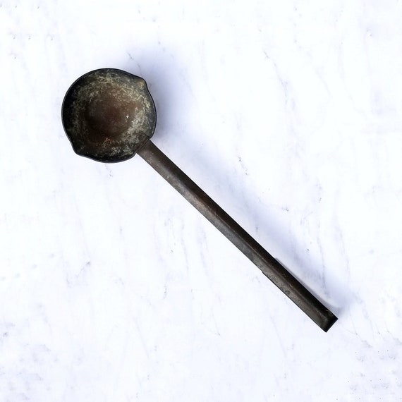 Vintage Metal Smelting Ladle - Etsy