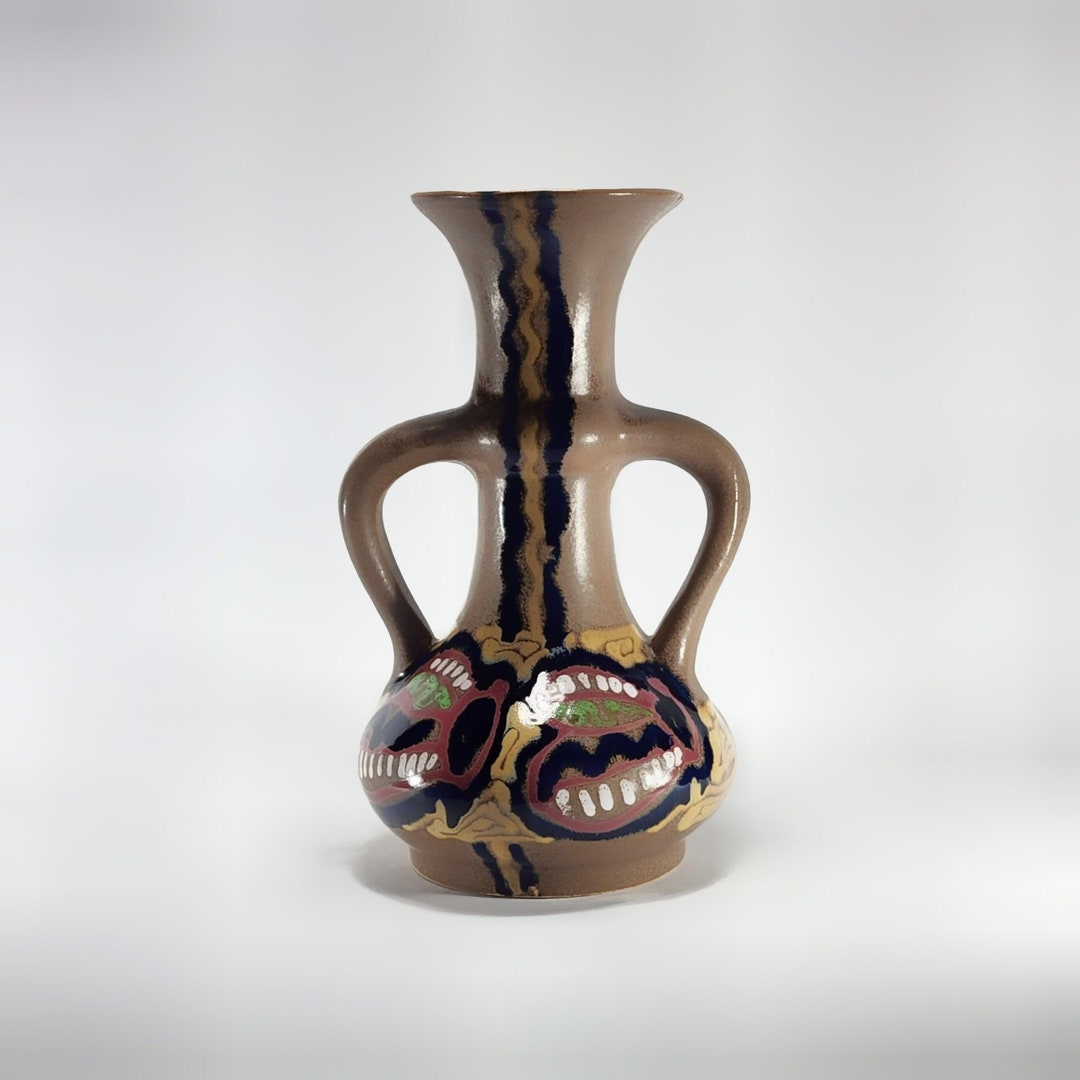 Vase German Carl Gebauer 1920s Ceramic Art Nouveau Session - Etsy