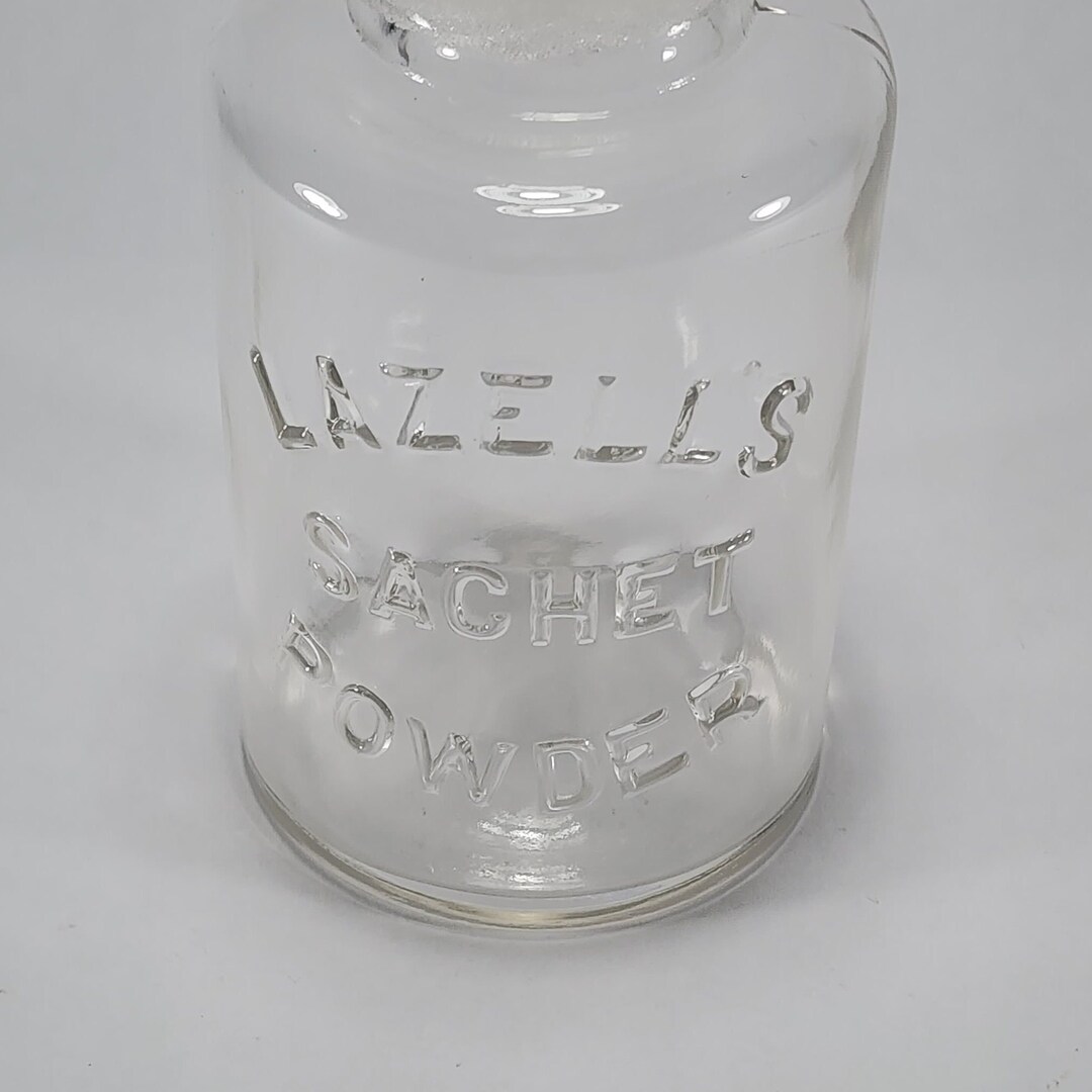 Early 1900s Luzell's Sachet Powder Bottle Ground Glass Stopper - Etsy