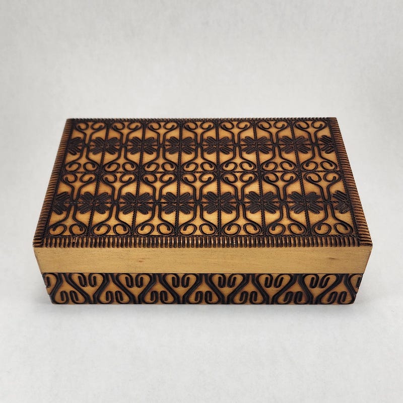 Pyrography Box - Etsy